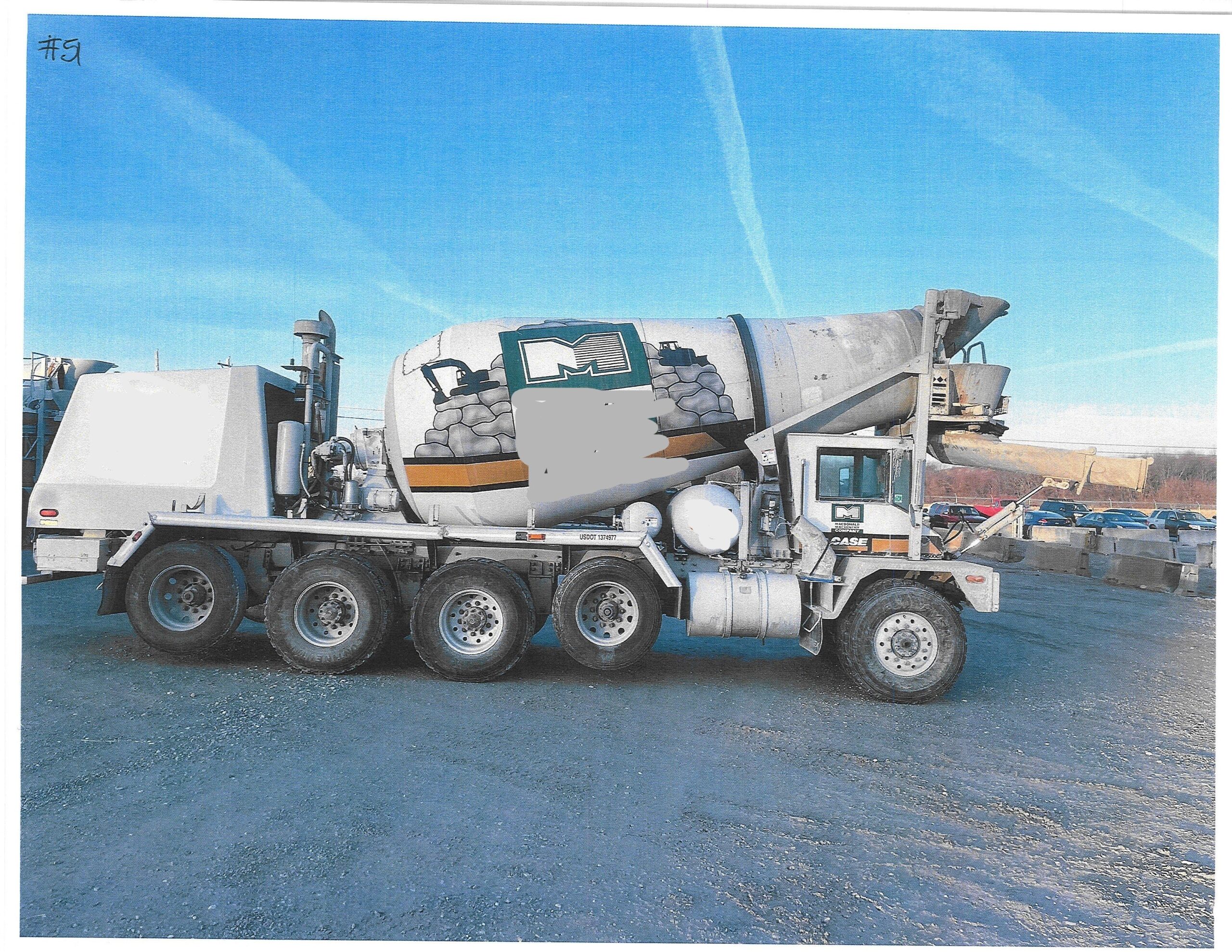 2008 Terex 5 Axle Front Discharge Mixer truck for sale. – ESB-LLC